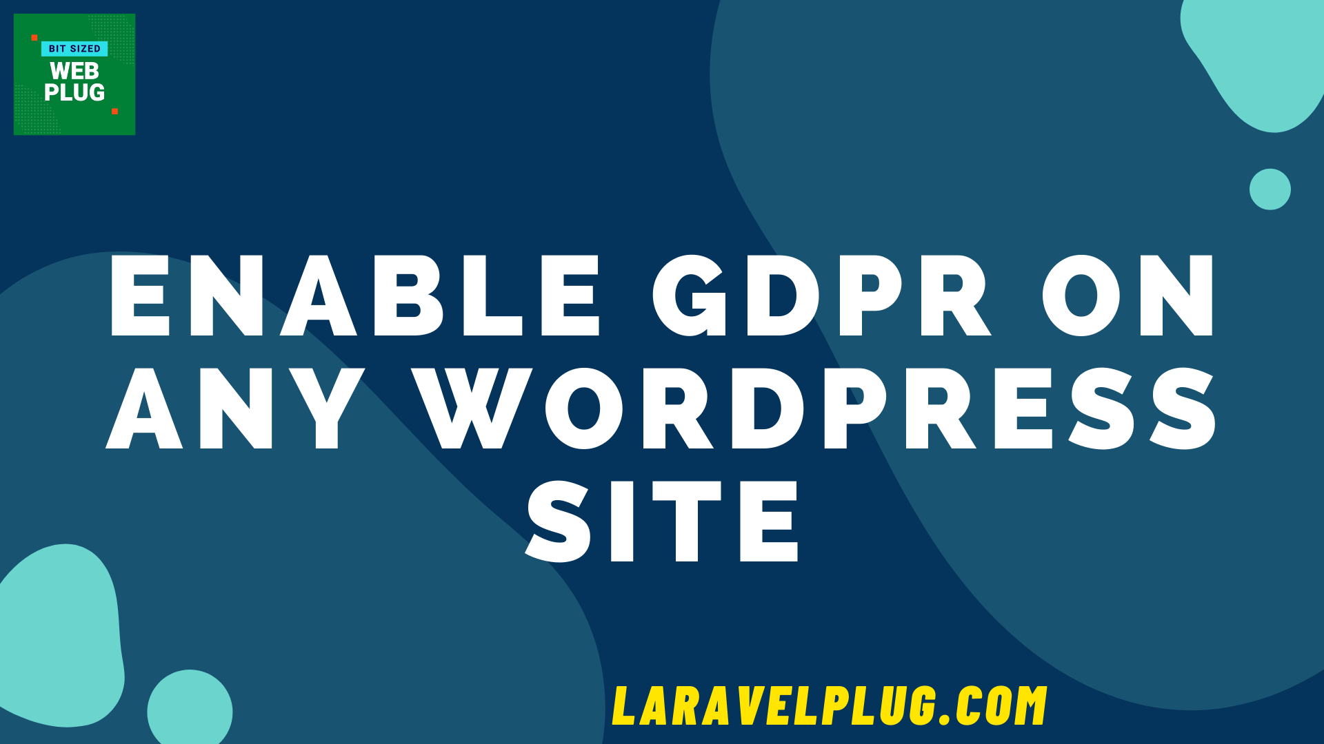 How To Easily Enable Gdpr And Cookie Policy In Wordpress For Compliance Below 5 Minutes Laravel Plug
