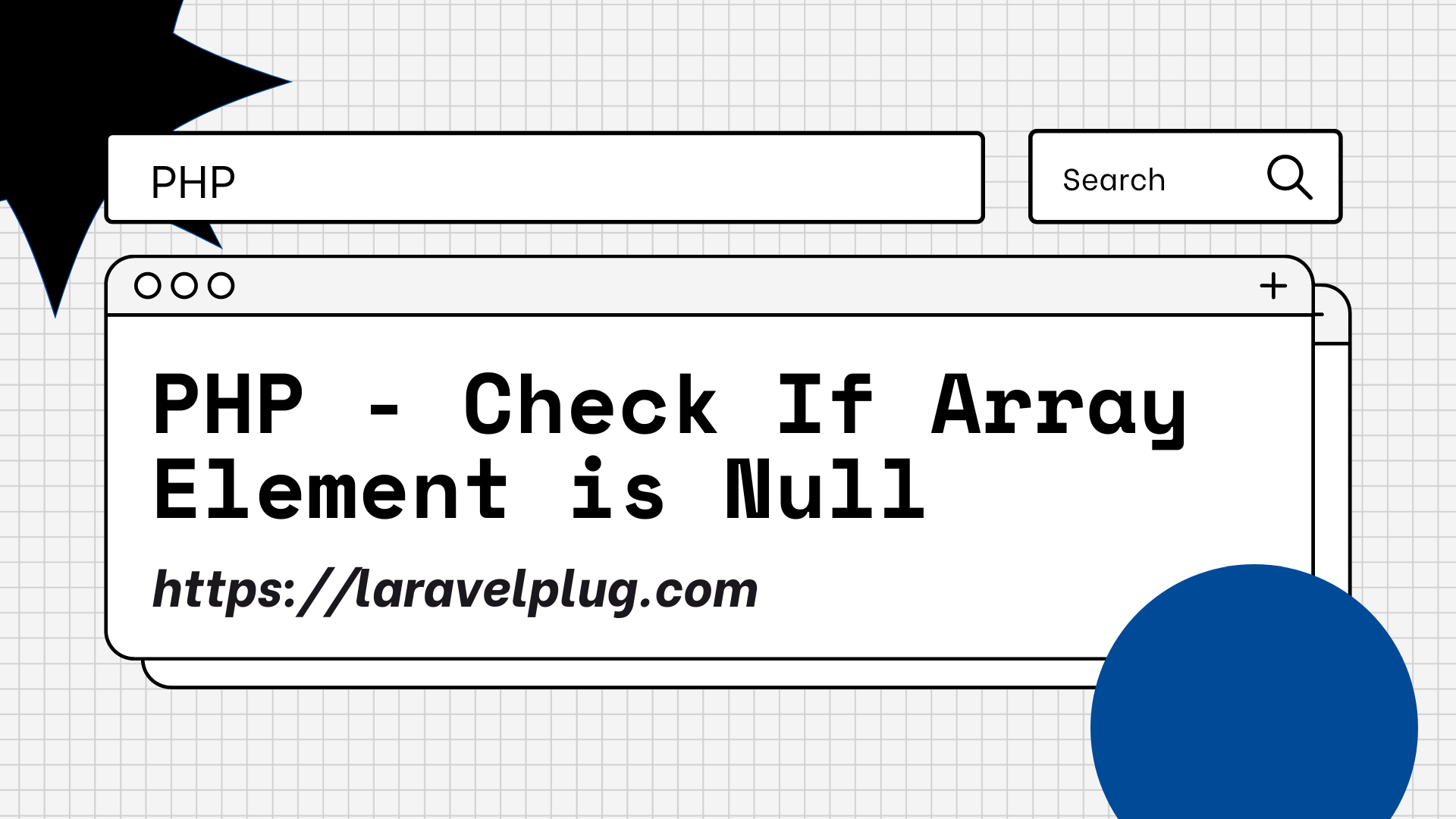 PHP Check If Array Element Is Null Laravel Plug